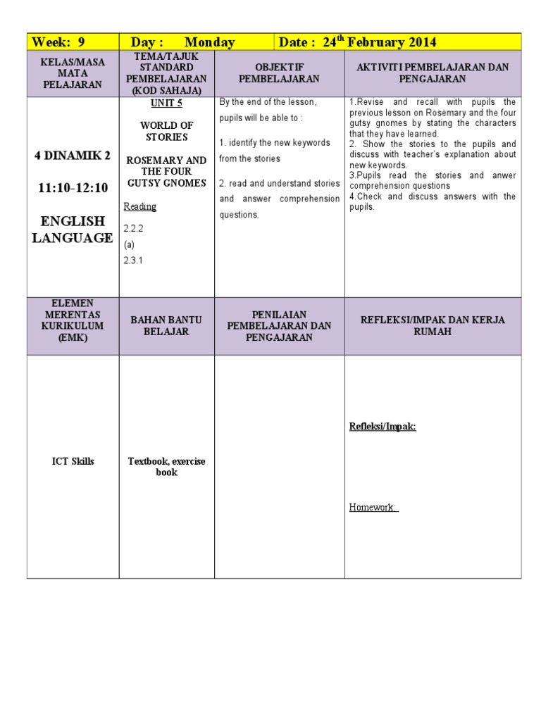 Lesson Plan | PDF | Linguistics | Languages