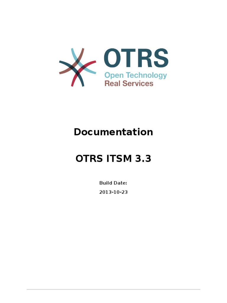 Otrs Itsm Book | PDF | Itil | It Service Management