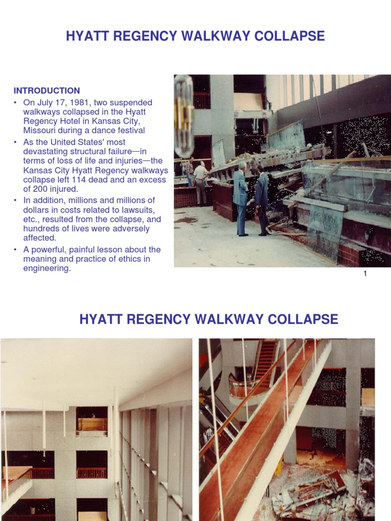 Hyatt Regency Walkway Collapse | PDF | Engineering | Engineer