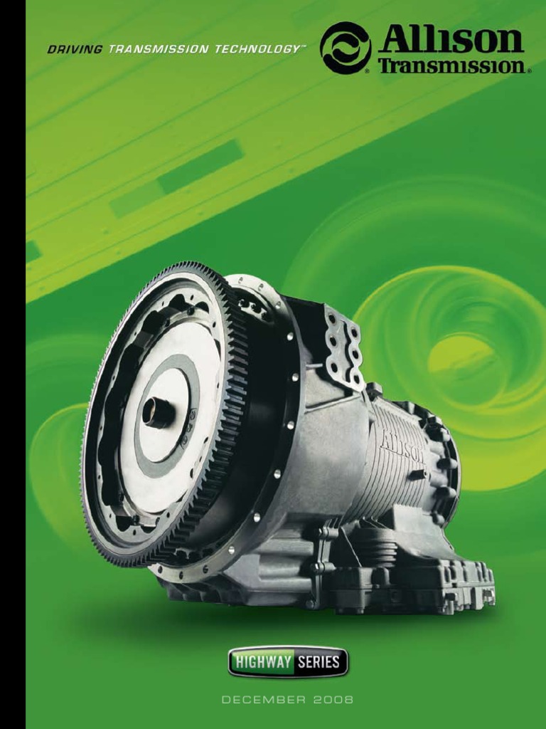 Allison Highway Series | PDF | Automatic Transmission | Manual Transmission