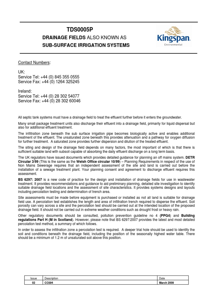 Percolation Test | Septic Tank | Drainage