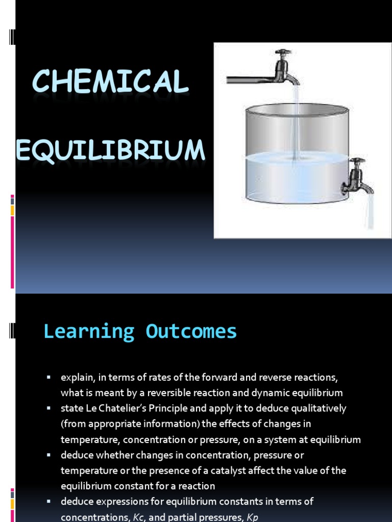 Chapter 7 Chemical Equilibrium | PDF | Chemical Equilibrium | Acid