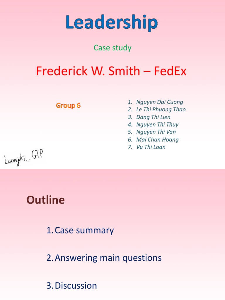 (Leadership) Group 6 - Case Study | PDF | Motivation | Motivational