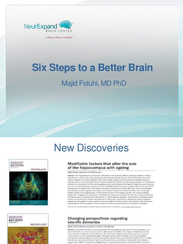 Six Steps To Grow Your Brain | PDF | Hippocampus | Alzheimer's Disease