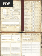 Pathfinder Character Sheet (Fillable) | PDF | Tabletop Games | Role ...