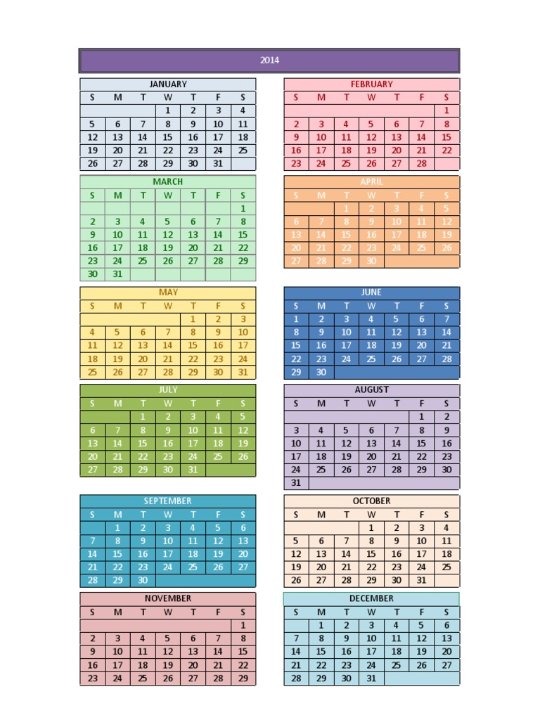 Calendar | PDF | Units Of Measurement