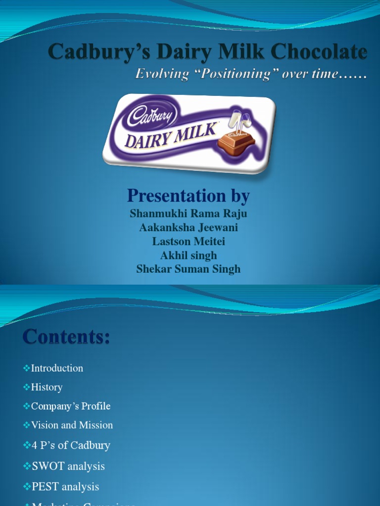 Cadbury Dairy Milk: Company Overview | PDF | Market (Economics ...
