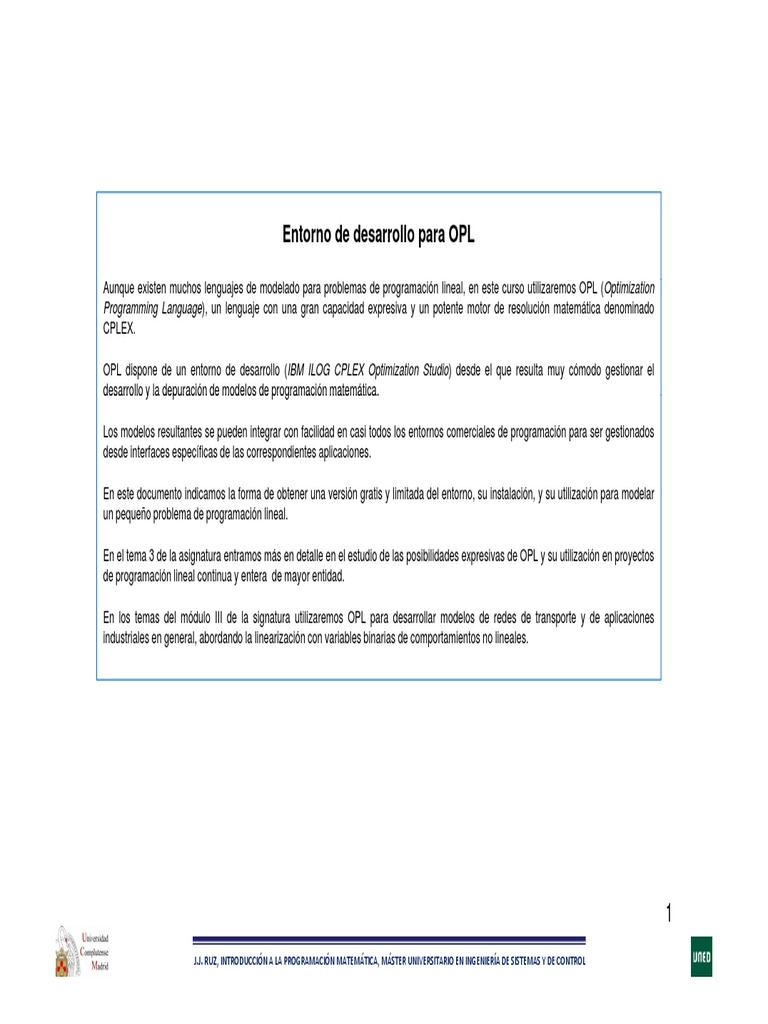 Ide Opl Pdf Ventana Informática Programación De Computadoras