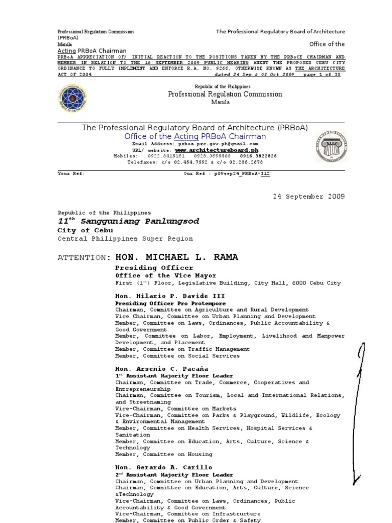 Professional Regulation Commission (PRBoA) Manila | PDF | Business