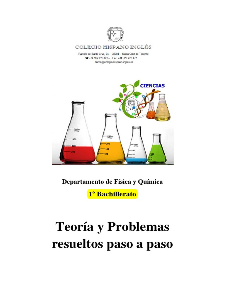 Libro 1bach FyQ - Teoria y Problemas Resueltos Paso A Paso | PDF | Vector Euclidiano | Aceleración