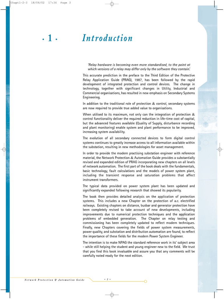 Protection | PDF | Relay | Electric Power System