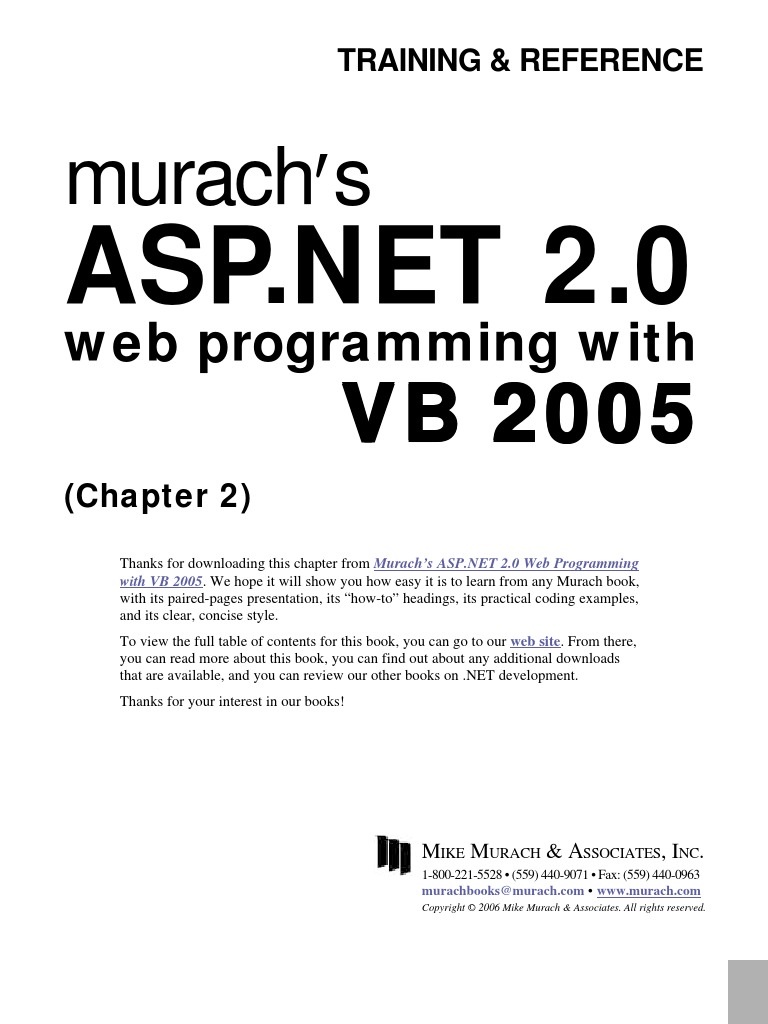 Murach S: Web Programming With | PDF
