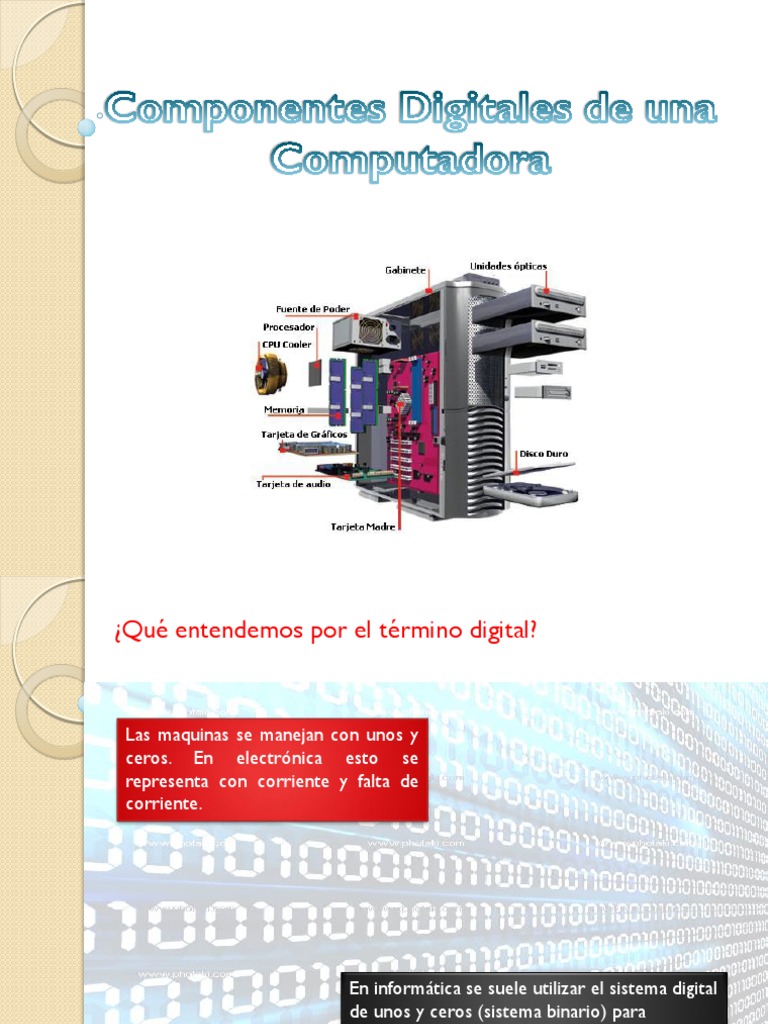 Tema 2. Componentes Digitales de Una Computadora | Descargar gratis PDF ...