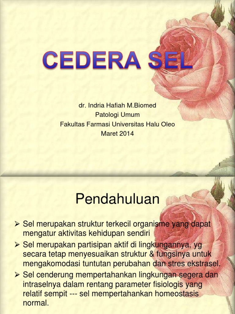 Cedera Dan Kematian Sel Farmasi | PDF