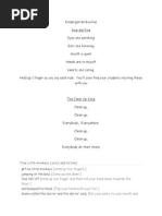 Open Close Song Activity Guide | PDF | Songs