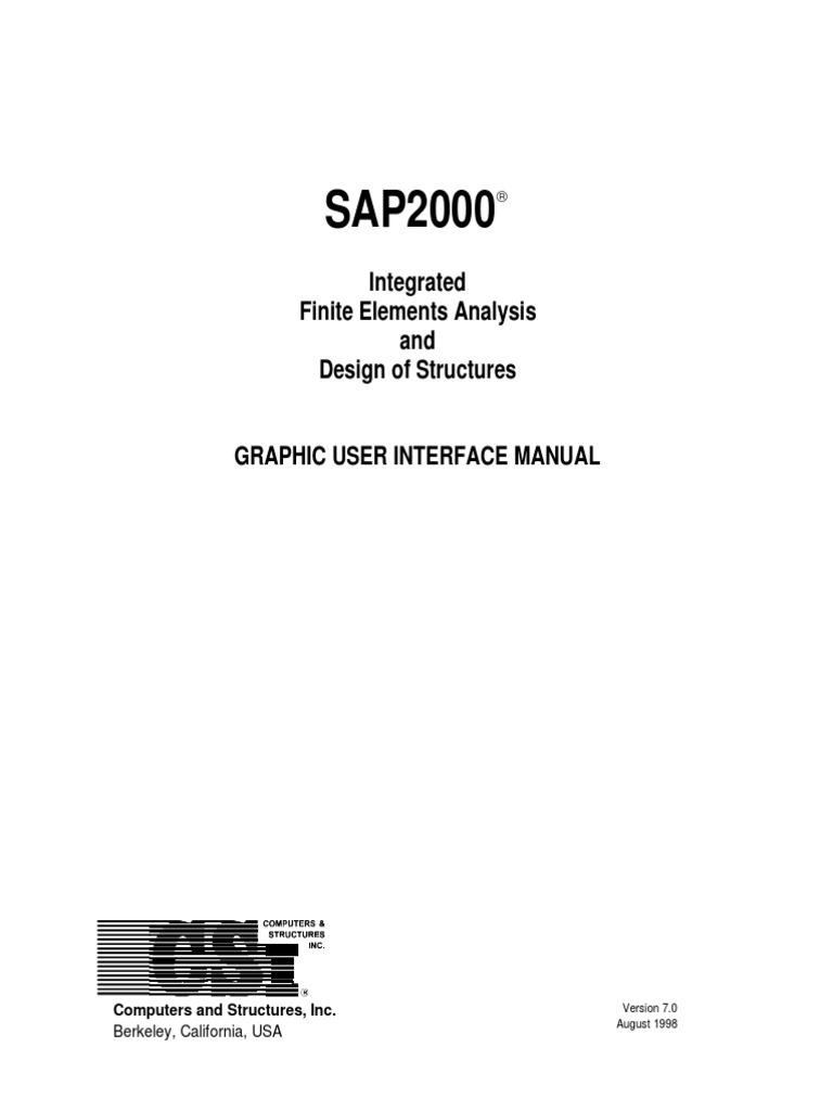 SAP Manual | PDF | Cartesian Coordinate System | Applied And ...