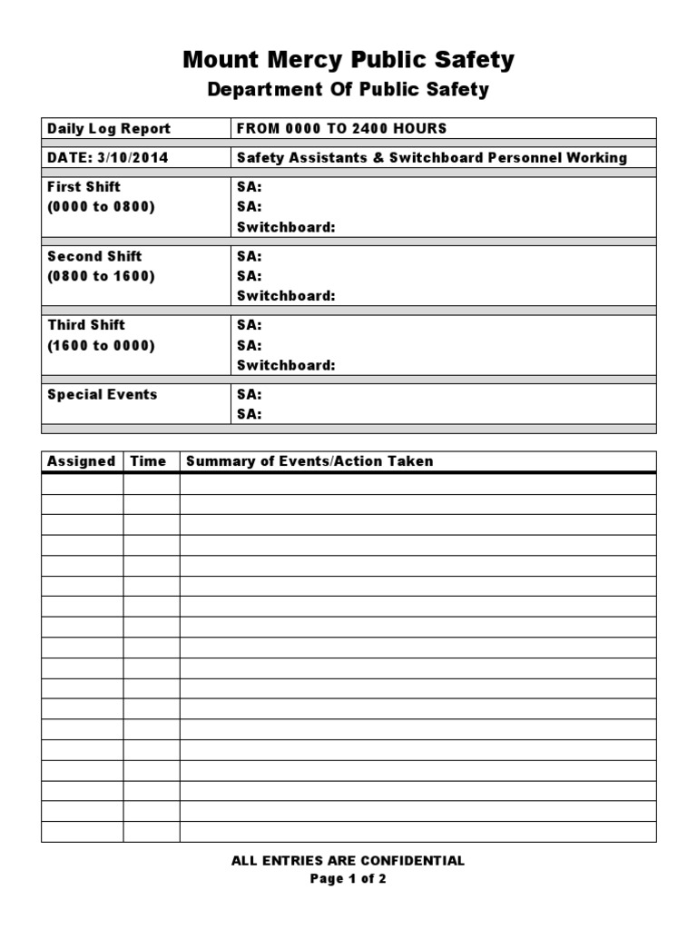 Daily Log Report | PDF | Technology & Engineering