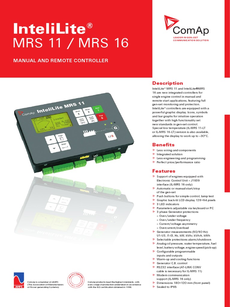 IL MRS11 16 Datasheet | PDF | Electrical Engineering | Electric Power