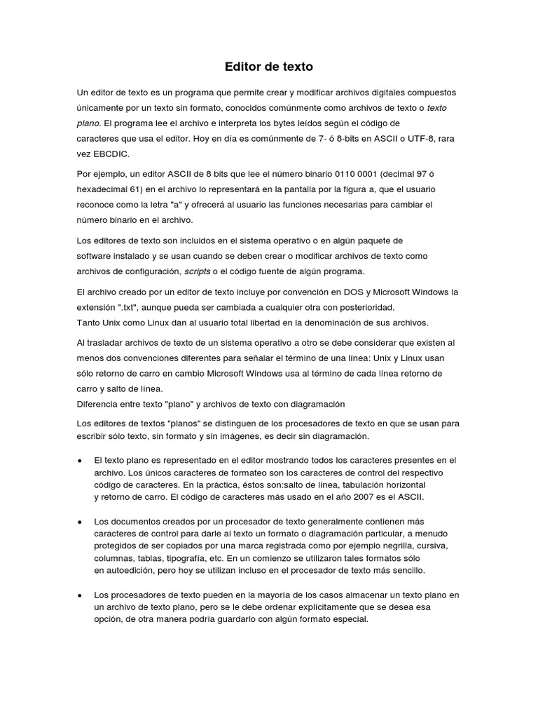 Editores de Texto | PDF