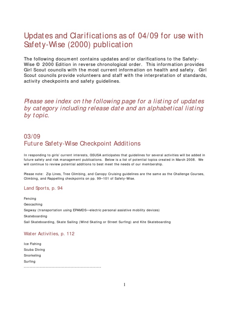Safety-Wise Updates Final 03-31-09 | PDF | First Aid | Cardiopulmonary ...