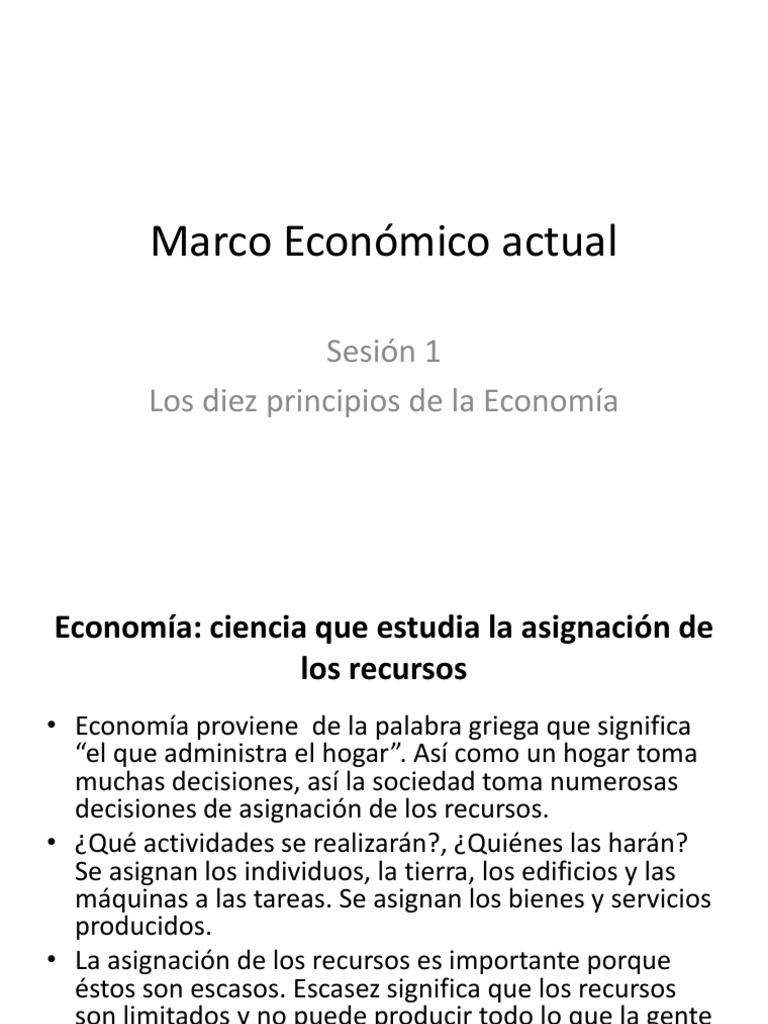 Marco Economico Actual | PDF | Inflación | Mercado (economía)