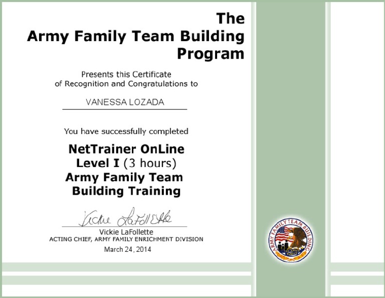Army Family Team Building | PDF