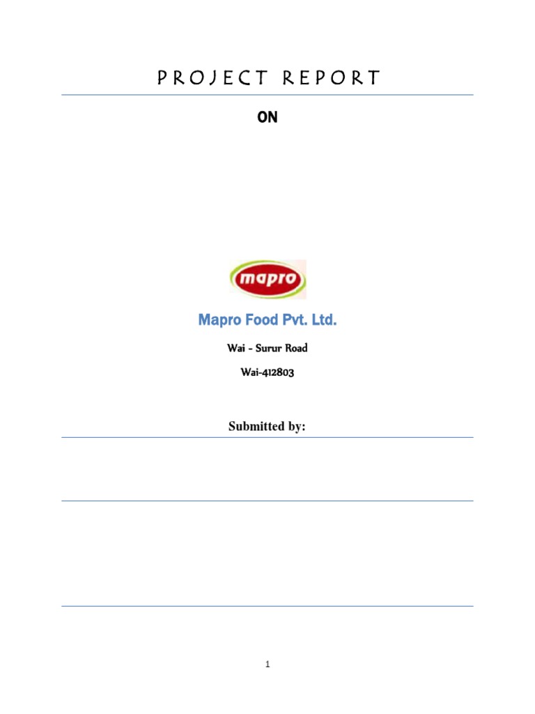 Mapro Foods | PDF | Fruit Preserves | Honey