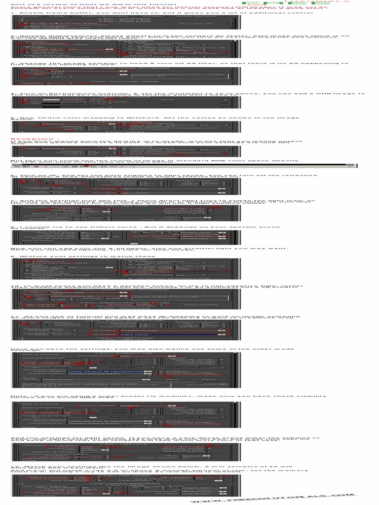 Settings 3Ds Max Vray | PDF | Rendering (Computer Graphics) | Imaging