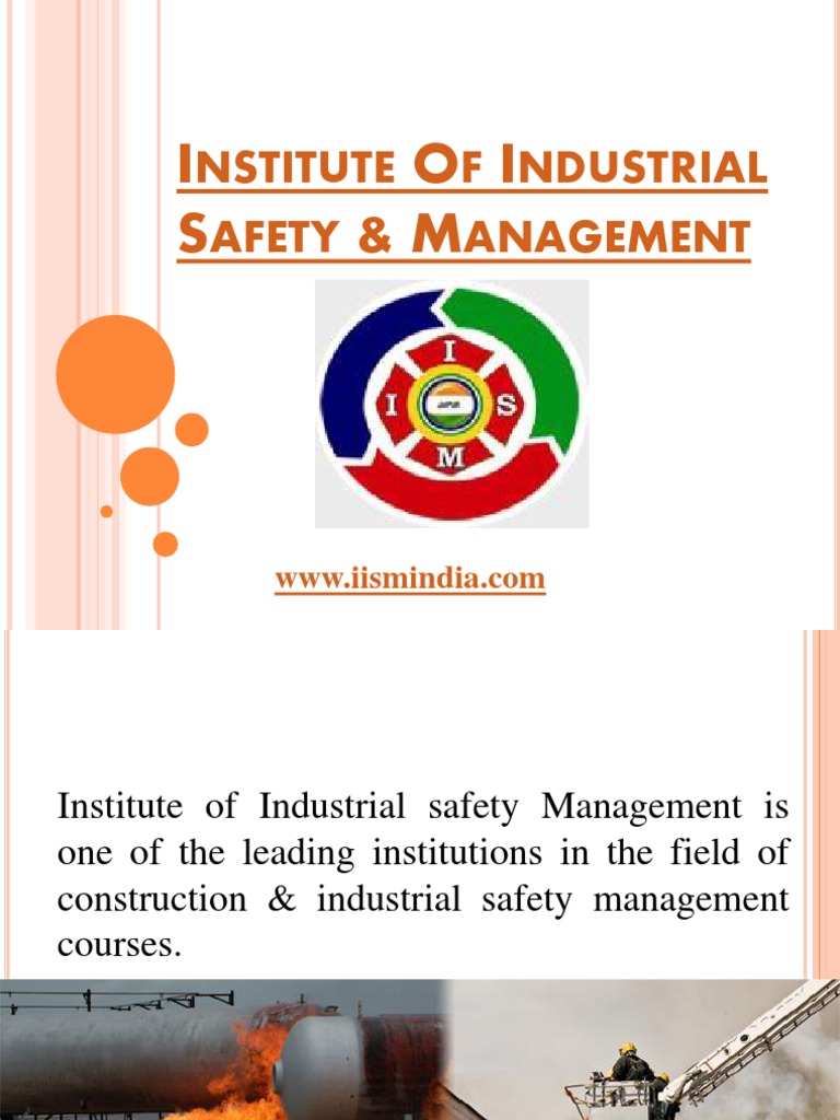 Industrial Safety Management-IISM India | PDF | Occupational Safety And ...