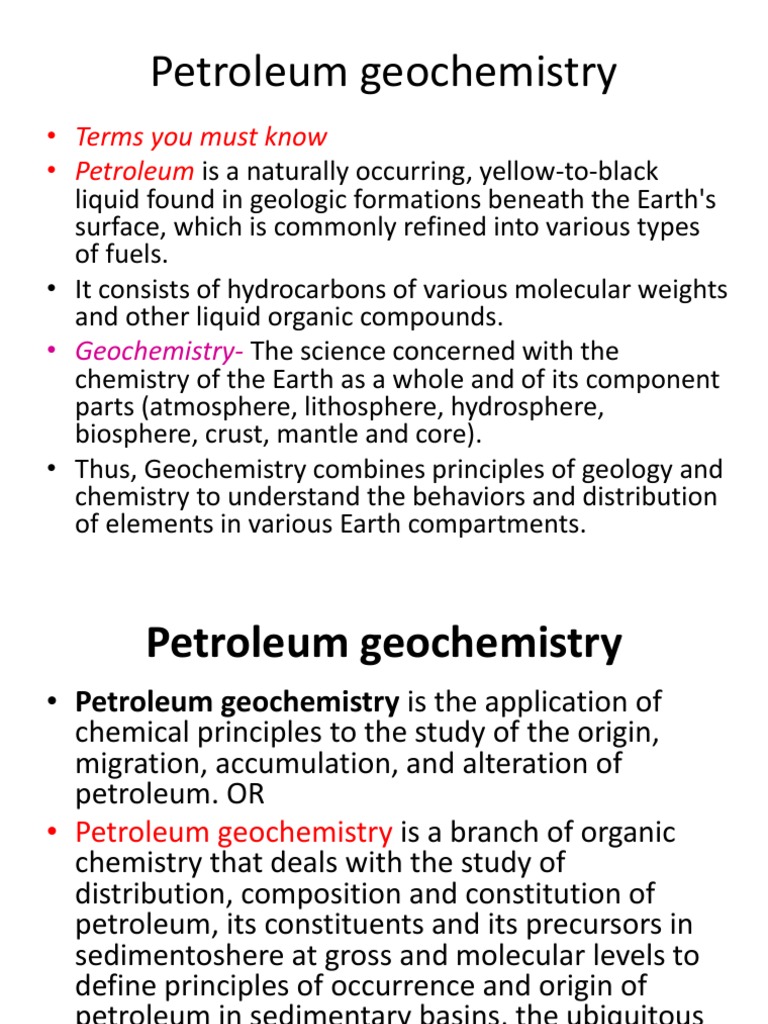 Petroleum Geochemistry Overview | PDF | Sedimentary Basin | Petroleum