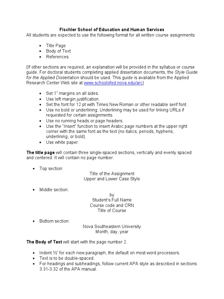 Fsehs Standard Format | PDF | Typefaces | Paragraph