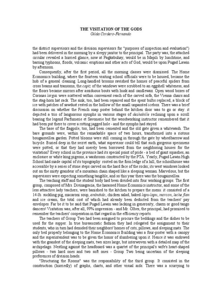 The Visitation of The Gods Full Text | PDF | Nature