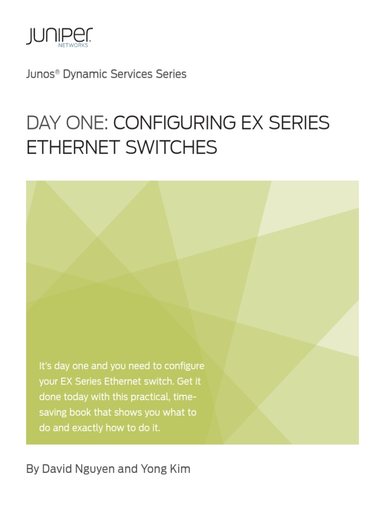 Configuring EX Series Switches | PDF | Network Switch | Local Area Network
