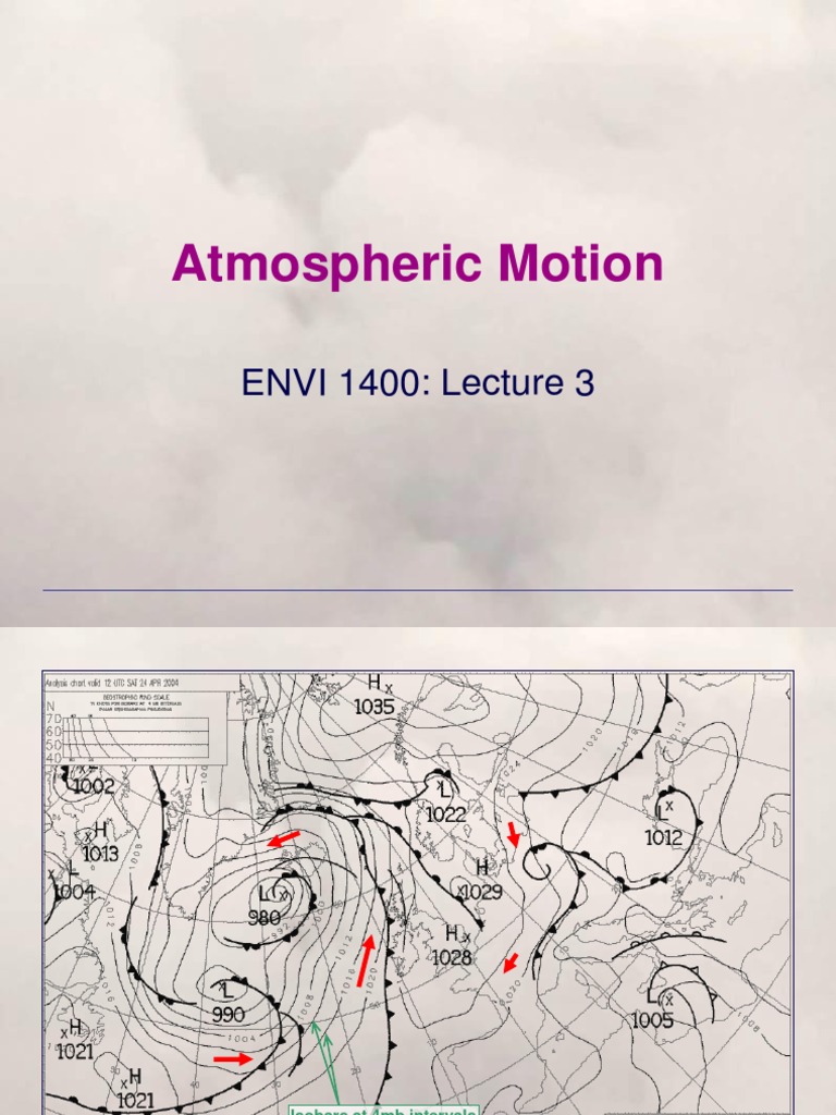 03 Atmospheric Motion | PDF | Wound | Atmospheric Circulation