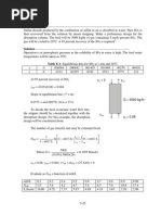Packed Column Design - Packing Height Calculation Notes | PDF | Mole ...