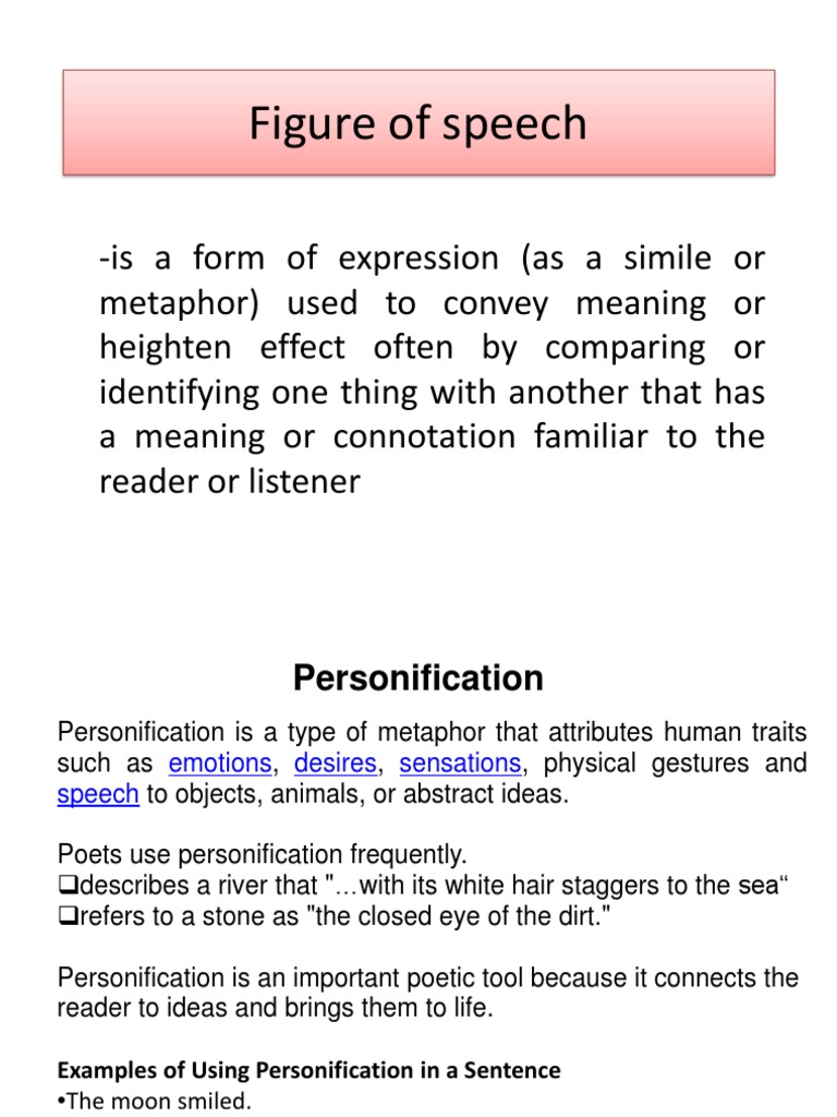 Figure of Speech | PDF | Poetry | Poetic Devices
