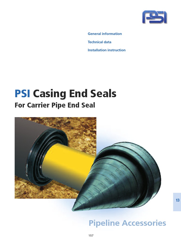 PSI Casing End Seals | PDF | Cartridge (Firearms) | Pipe (Fluid Conveyance)