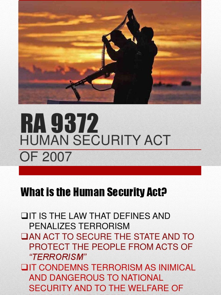 RA 9372 New | PDF | Arrest | Telephone Tapping