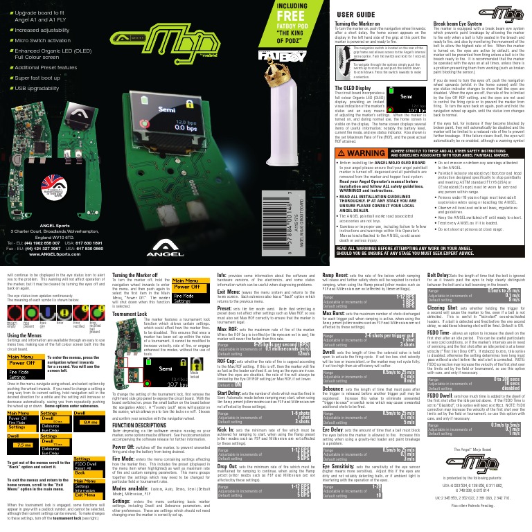 Mojo Board Manual For WDP Angel A1, SB and AR:K | PDF | Manufactured ...