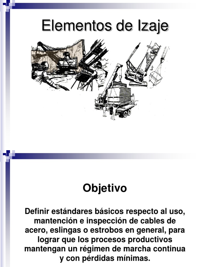 Elementos de Izaje | Acero | Ingeniería mecánica