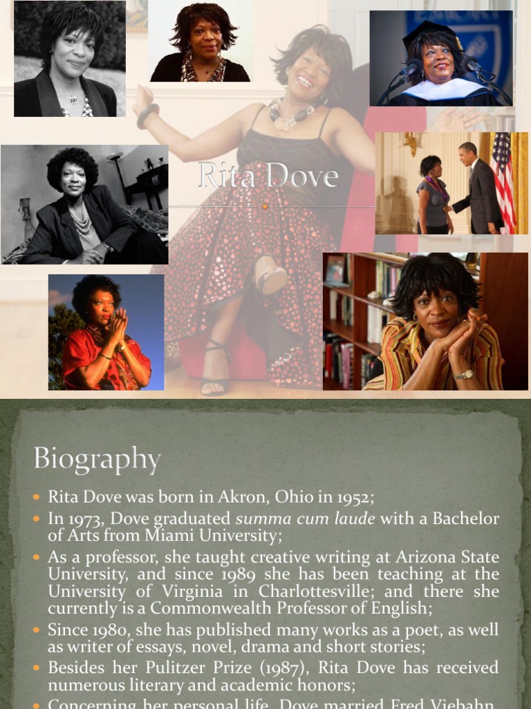 Rita Dove | PDF | Poetry