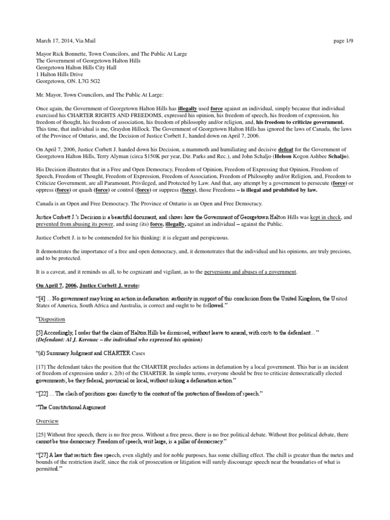 Criticism of A Government | PDF | Freedom Of Speech | Defamation