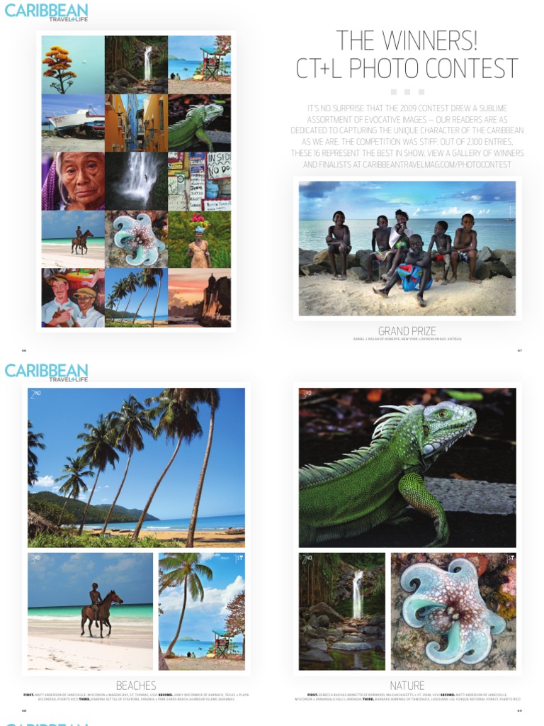 Caribbean Photo Contest Winners 2009 | PDF | Equipment | Media Technology