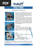 Haskel Portable Hydrostatic Pressure Test System | PDF | Pump ...