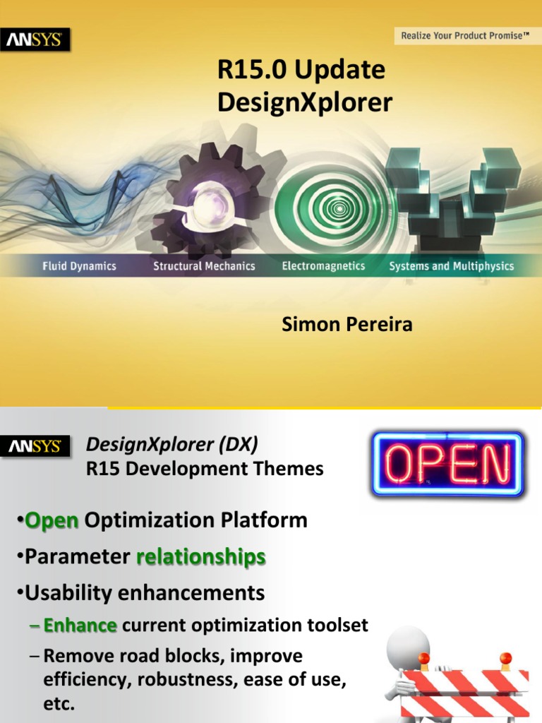 ANSYS 15.0 DesignXplorer Update | PDF | Mathematical Optimization | Usability
