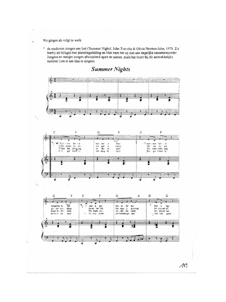 Summer Nights | PDF