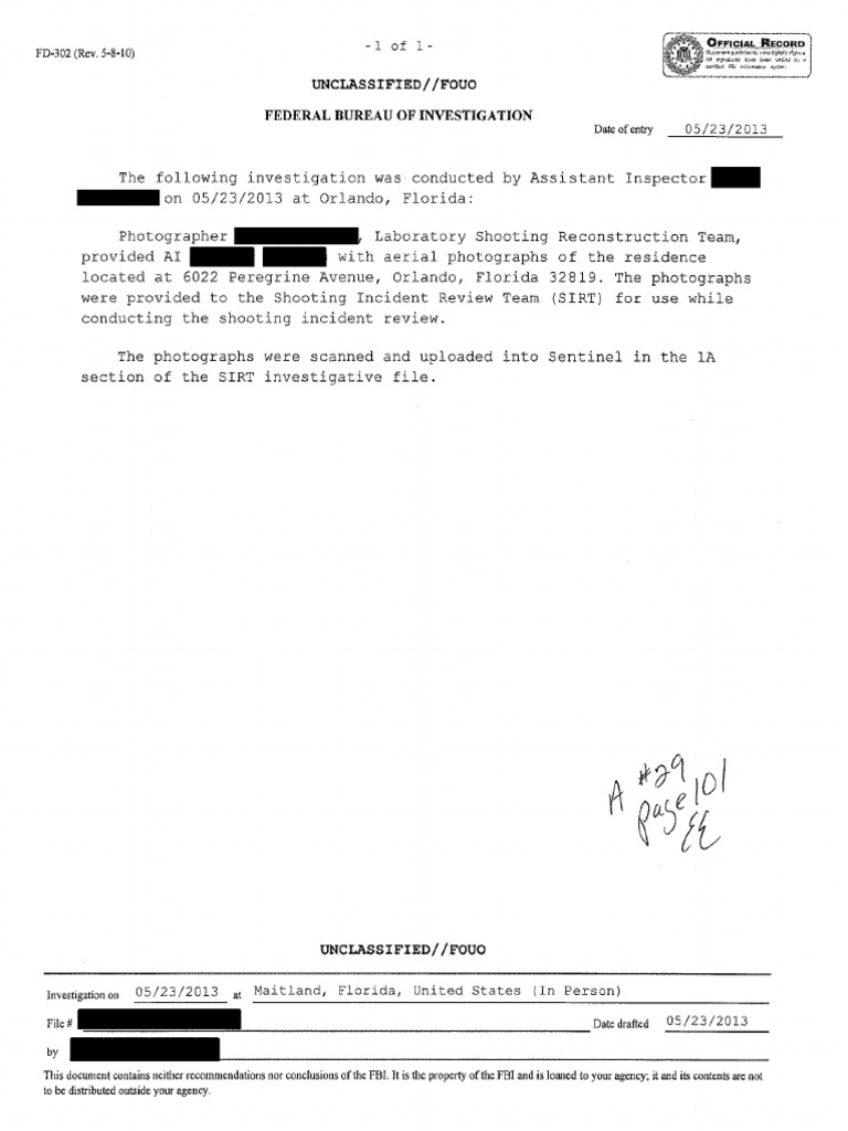 FBI Todashev Report Attachments 29-49 (Pgs. 101-199) (OCR) (Redacted ...