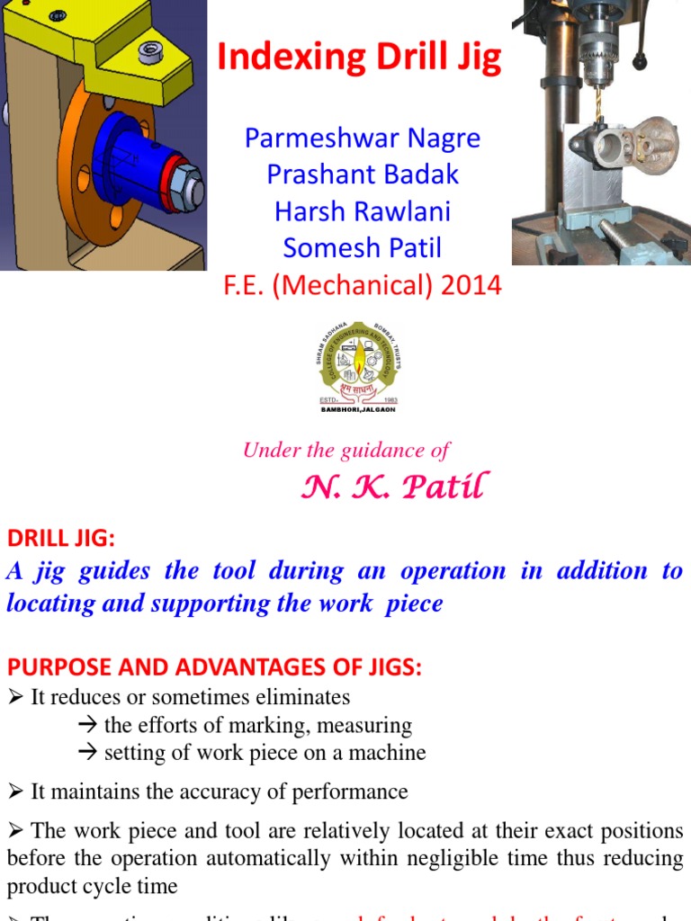 Indexing Drill Jig | Machines | Drilling