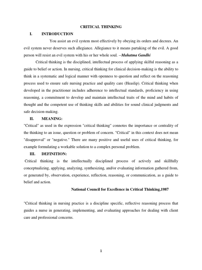 Critical Thinking Skills | PDF | Critical Thinking | Inductive Reasoning