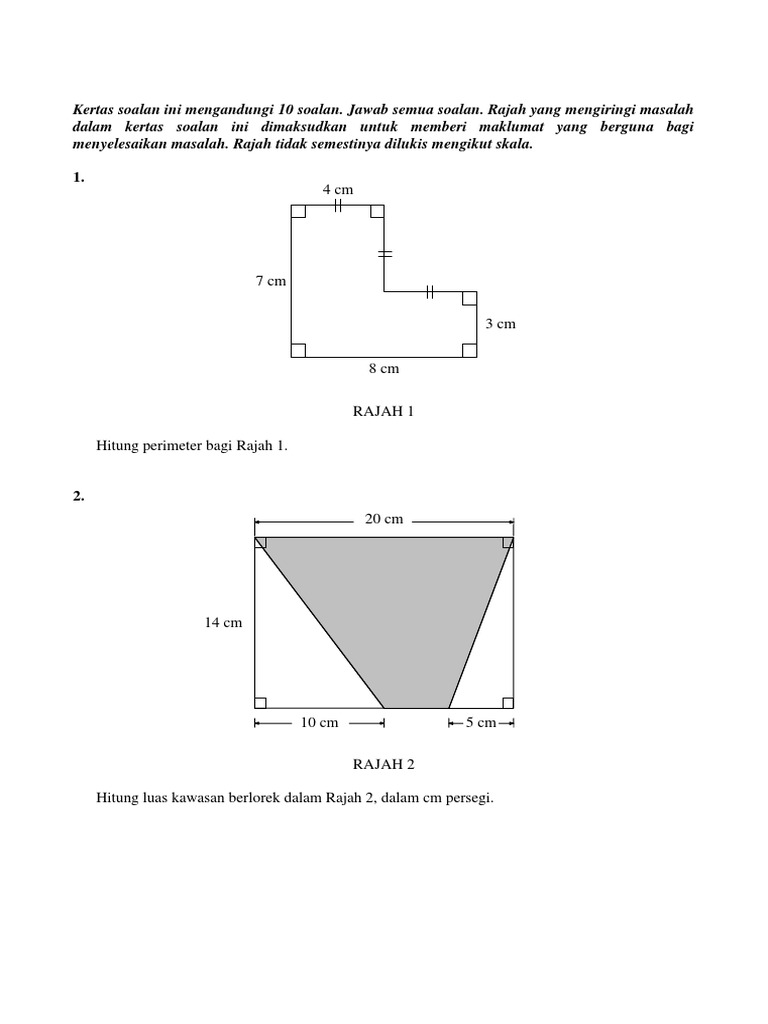 Soalan Perimeter | PDF